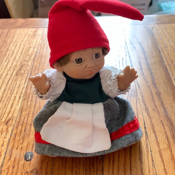 Source Unknown | Holiday | Vintage Winter Troll Baby W Posable Arms And ...